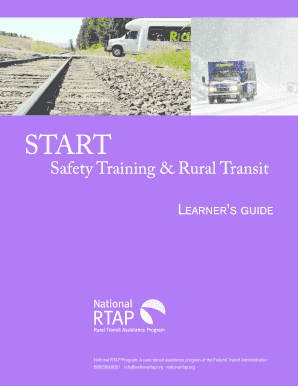Fillable Online demopro nationalrtap Safety Training & Rural Transit ...