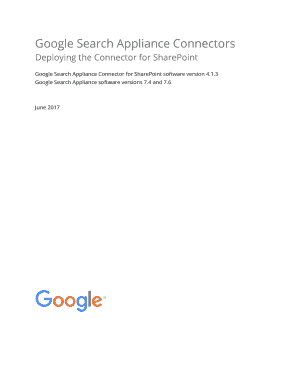 Fillable Online Overview of the GSA Connector for SharePoint Fax Email ...