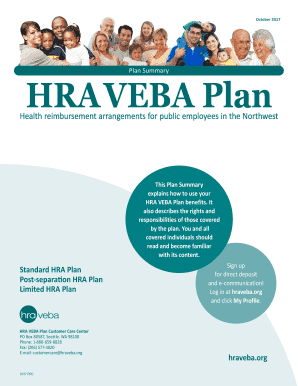 Fillable Online HRAVEBA Plan Fax Email Print - pdfFiller