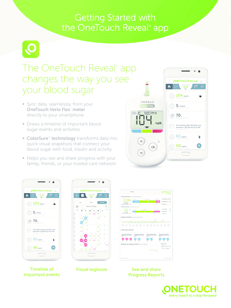 Fillable Online the OneTouch Reveal app Fax Email Print - pdfFiller