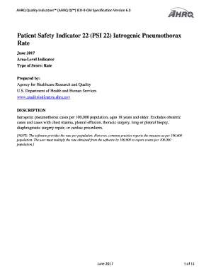 Fillable Online Patient Safety Indicator 22 (PSI 22) Iatrogenic ...