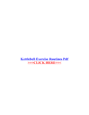 Fillable Online Kettlebell Exercise Routines Pdf Fax Email Print ...