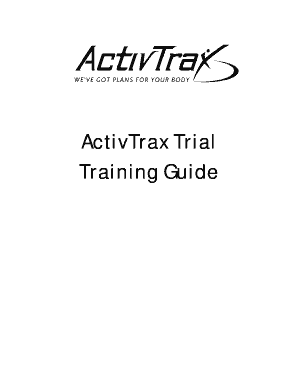 Fillable Online ActivTrax Trial Fax Email Print - pdfFiller
