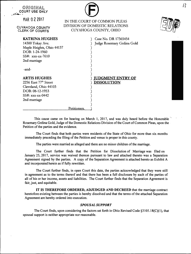 Fillable Online ,, COURT USE ONLY Fax Email Print - pdfFiller