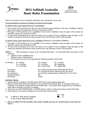 Fillable Online Basic Rules Examination Fax Email Print - pdfFiller