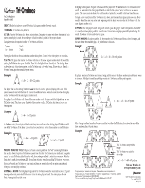 Fillable Online Deluxe Tri Ominos Fax Email Print - pdfFiller