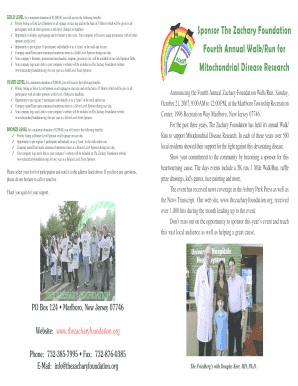 Fillable Online GOLD LEVEL for a minimum donation of $1,000 Fax Email ...