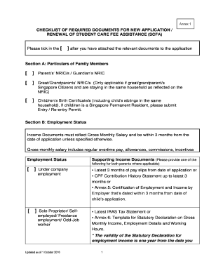 Fillable Online CHECKLIST OF REQUIRED DOCUMENTS FOR NEW APPLICATION / Fax Email Print - pdfFiller