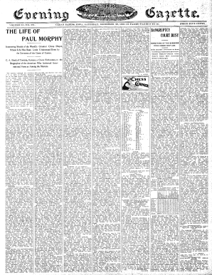 Fillable Online PAUL MORPHY Fax Email Print - pdfFiller