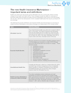 Fillable Online Important terms and definitions Fax Email Print - pdfFiller