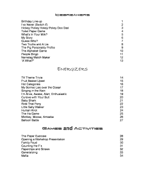 Fillable Online Birthday Line-up Fax Email Print - pdfFiller