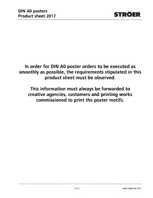 Fillable Online DIN A0 posters Fax Email Print - pdfFiller