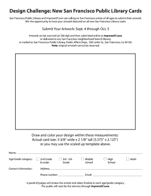 Fillable Online Design Challenge: New San Francisco Public Library ...