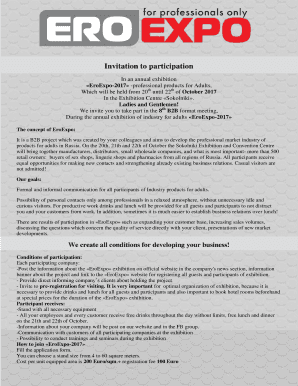 Fillable Online Invitation to participation Fax Email Print - pdfFiller