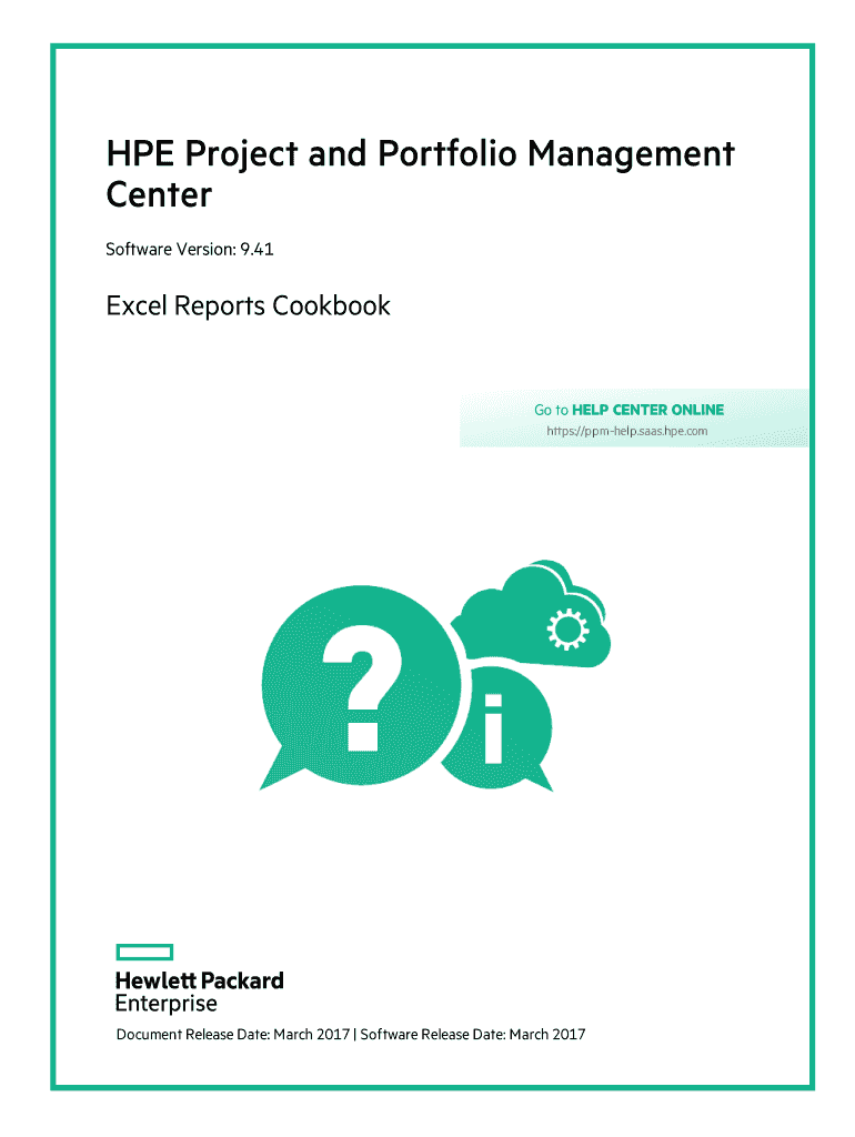 Fillable Online HPE Project and Portfolio Management Fax Email Print ...