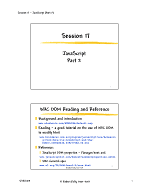 Fillable Online Session 17 JavaScript (Part 2) Fax Email Print - pdfFiller