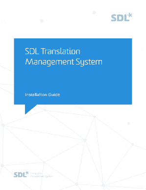 Fillable Online SDL Translation Fax Email Print - pdfFiller