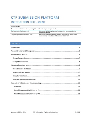Fillable Online CTP SUBMISSION PLATFORM Fax Email Print - pdfFiller