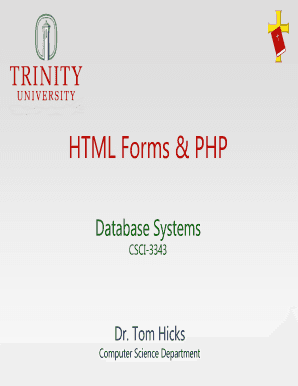 Fillable Online HTML Forms & PHP Fax Email Print - pdfFiller
