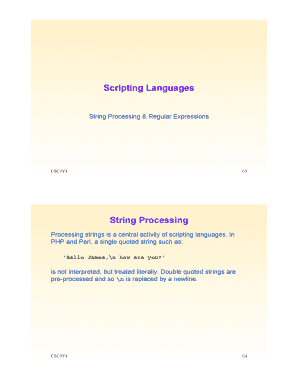 Fillable Online String Processing & Regular Expressions Fax Email Print - pdfFiller