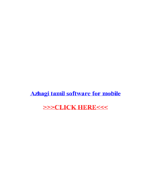 Azhagi Online Tamil Typing - Fill Online, Printable, Fillable, Blank ...