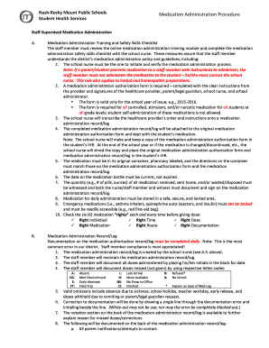 Fillable Online Medication Administration Training and Safety Skills ...