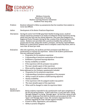 Fillable Online Student Learning Outcome Assessment Fax Email Print ...