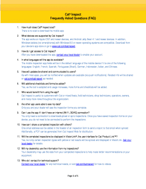 Fillable Online Cat Inspect Fax Email Print - pdfFiller