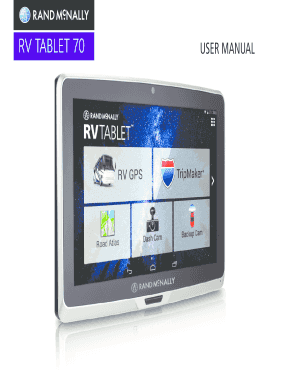 Fillable Online RV TABLET 70 Fax Email Print - pdfFiller