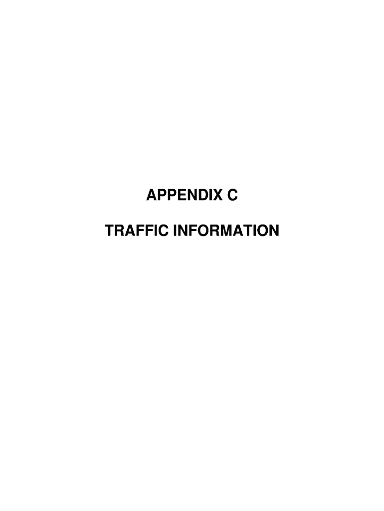 Fillable Online TRAFFIC INFORMATION Fax Email Print - pdfFiller