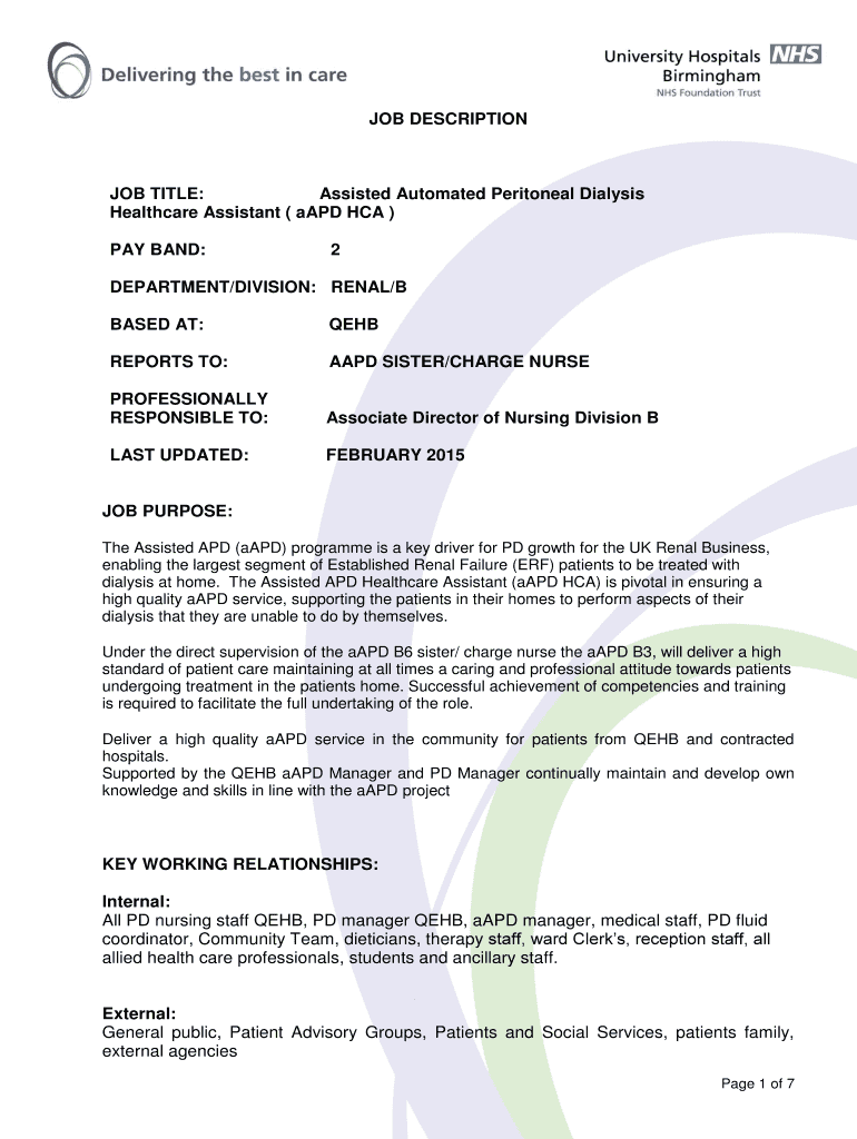 Fillable Online Assisted Automated Peritoneal Dialysis Fax Email Print - pdfFiller