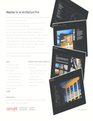 Fillable Online Websites for an Architecture Firm Fax Email Print ...