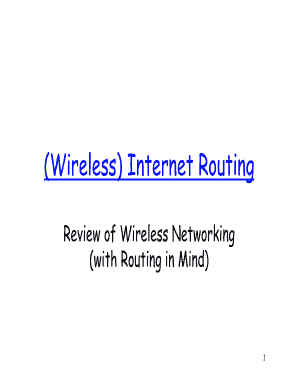 Fillable Online (Wireless) Internet Routing Fax Email Print - pdfFiller