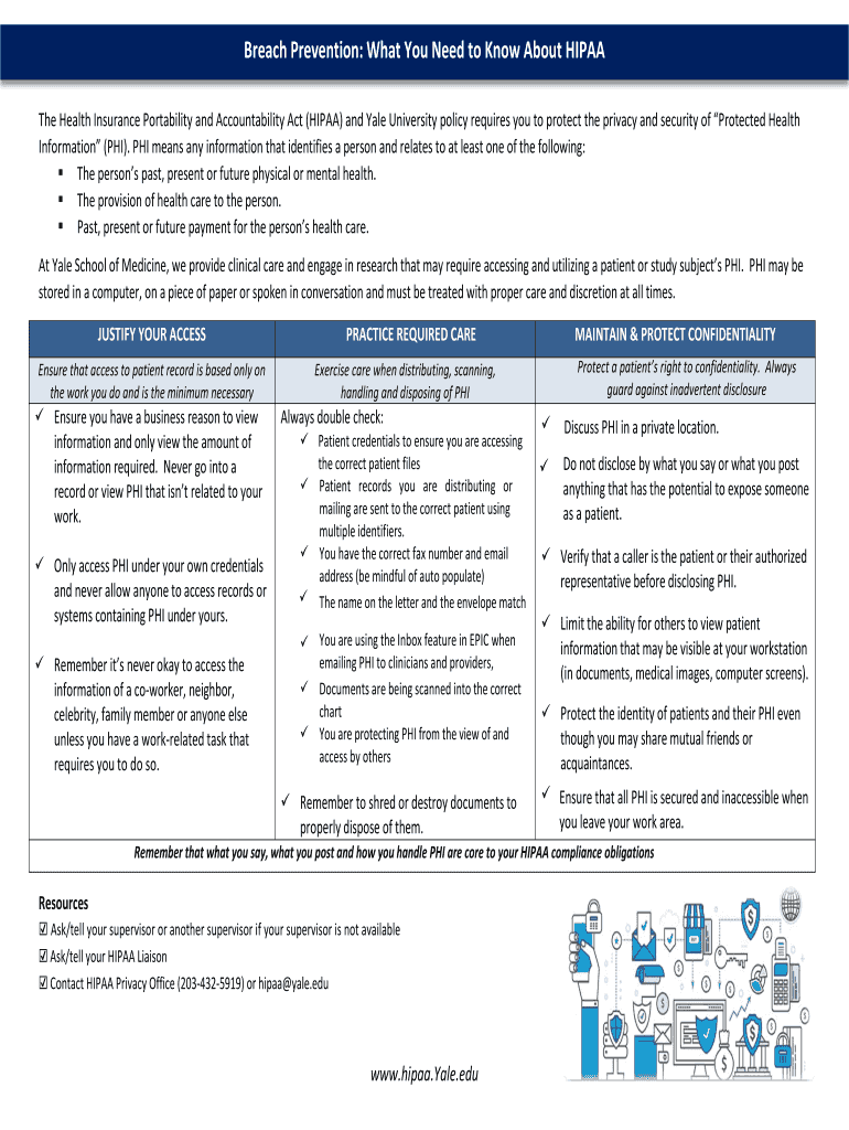 Fillable Online Breach Prevention: What You Need to Know About HIPAA ...