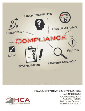 Fillable Online HCA Corporate Compliance Fax Email Print - pdfFiller