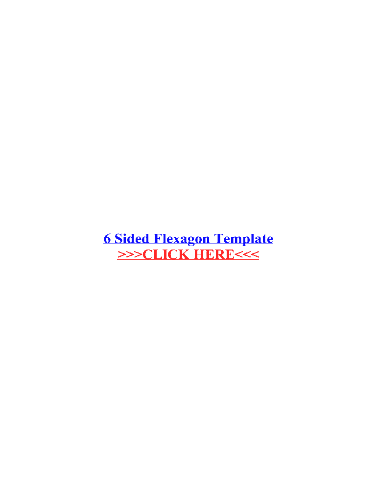 Fillable Online 6 Sided Flexagon Template Fax Email Print - pdfFiller