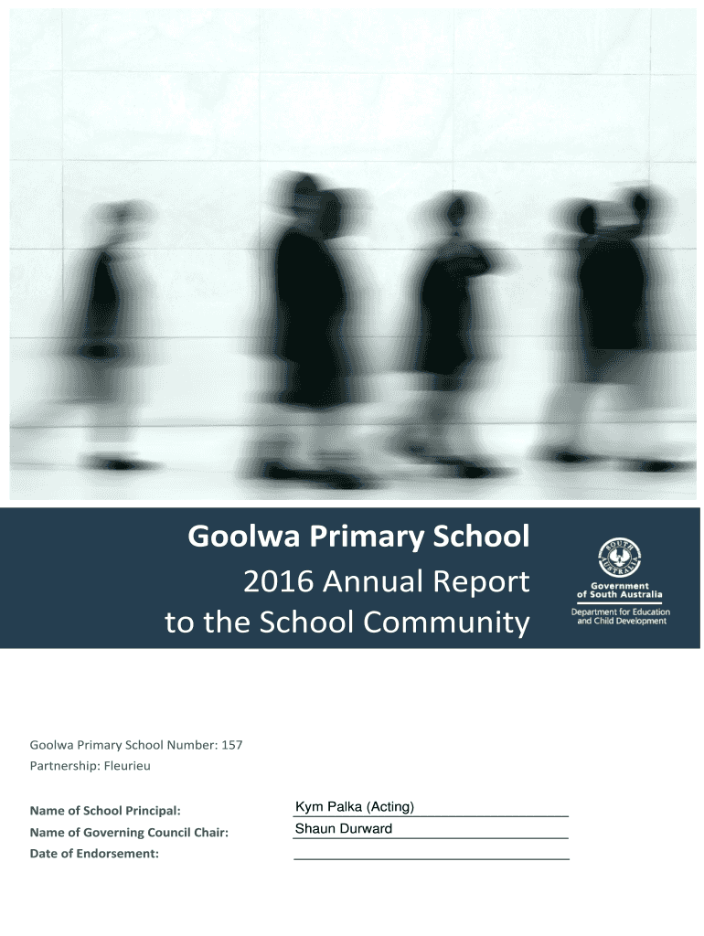 Fillable Online Goolwa Primary School Number: 157 Fax Email Print ...