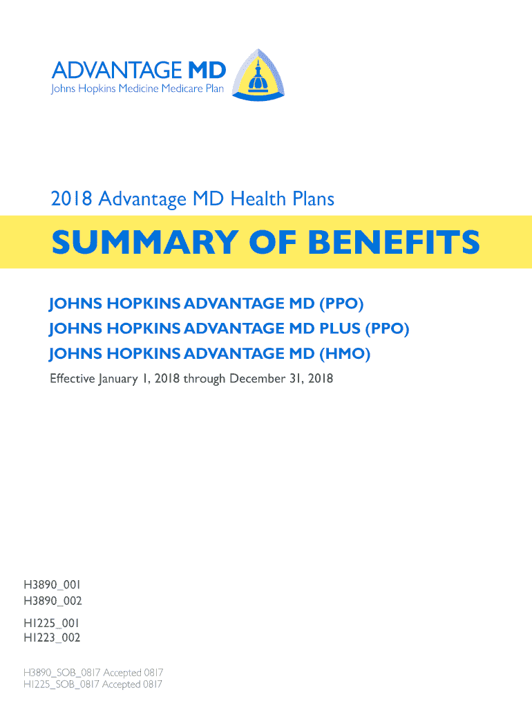 Fillable Online 2018 Advantage MD Health Plans Fax Email Print - pdfFiller