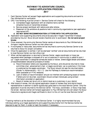 Fillable Online EAGLE APPLICATION PROCESS Fax Email Print - pdfFiller