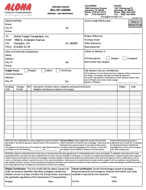 Fillable Online UNIFORM STRAIGHT Fax Email Print - pdfFiller