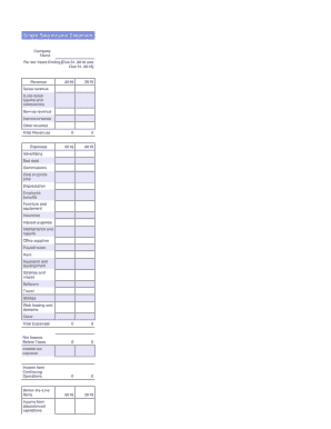Fillable Online Single Step Income Statement Fax Email Print - pdfFiller