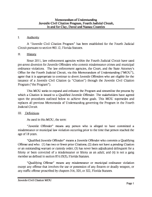 Juvenile Civil Citation Program - Fill Online, Printable, Fillable ...
