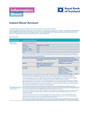 Fillable Online Instant Saver Account Fax Email Print - pdfFiller