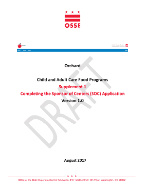 Fillable Online Child and Adult Care Food Programs Fax Email Print ...