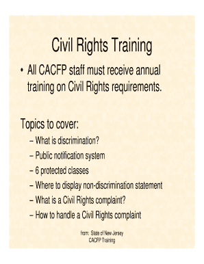 Fillable Online All CACFP staff must receive annual Fax Email Print ...