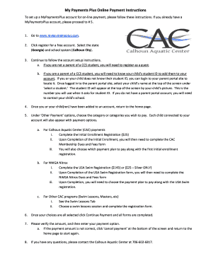 Fillable Online My Payments Plus Online Payment Instructions Fax Email ...