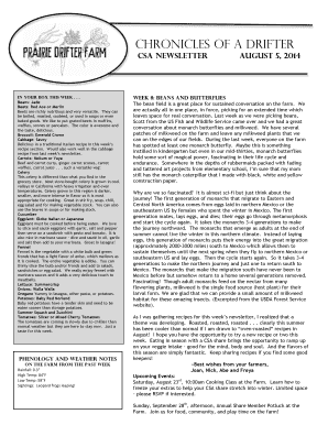 Fillable Online Chronicles of a Drifter Fax Email Print - pdfFiller