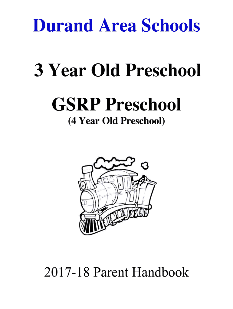Fillable Online GSRP Preschool Fax Email Print - pdfFiller