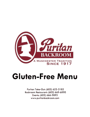 Puritan Takeout - Fill Online, Printable, Fillable, Blank | pdfFiller