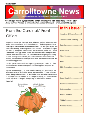 Fillable Online Becky DuPree, Principal Michele Becker, Assistant ...